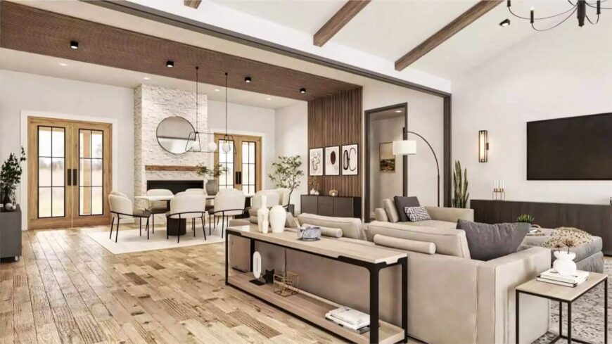 3-Bedroom Windmere Modern Ranch for a Corner Lot with Open-Concept ...