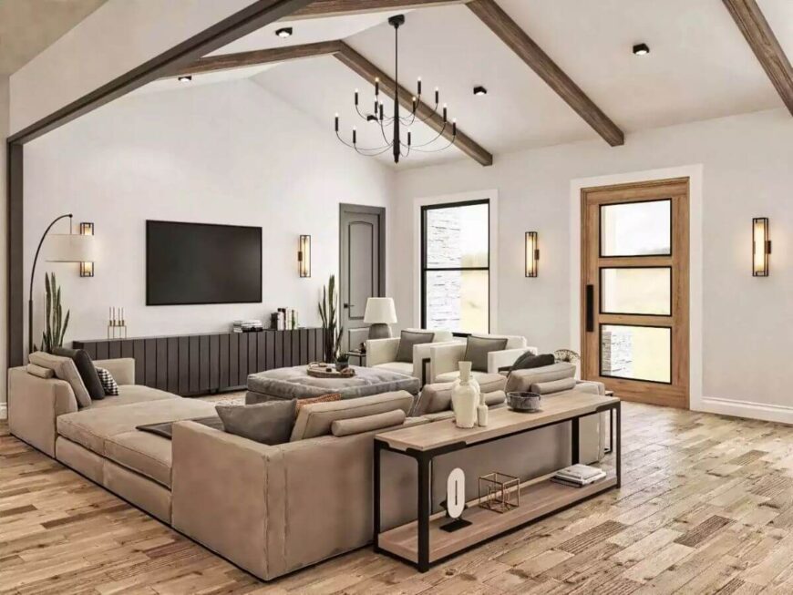 3-Bedroom Windmere Modern Ranch for a Corner Lot with Open-Concept ...