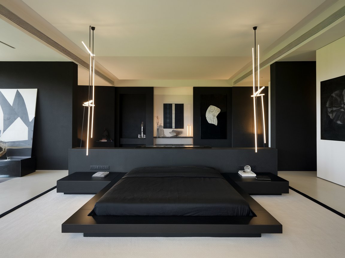 Dark and Beautiful—15 Black Bedroom Designs to Inspire You