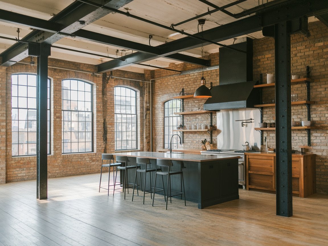 15 Stylish Loft Apartment Kitchens That Blend Function and Design ...