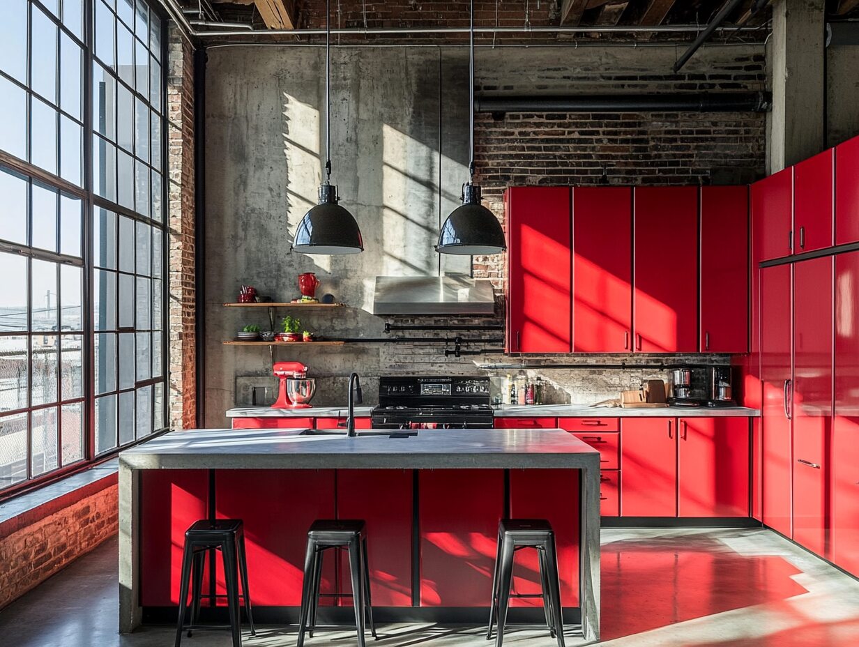 Red Hot Kitchens – 15 Ideas for Eye-Catching Red Cabinets – Home ...
