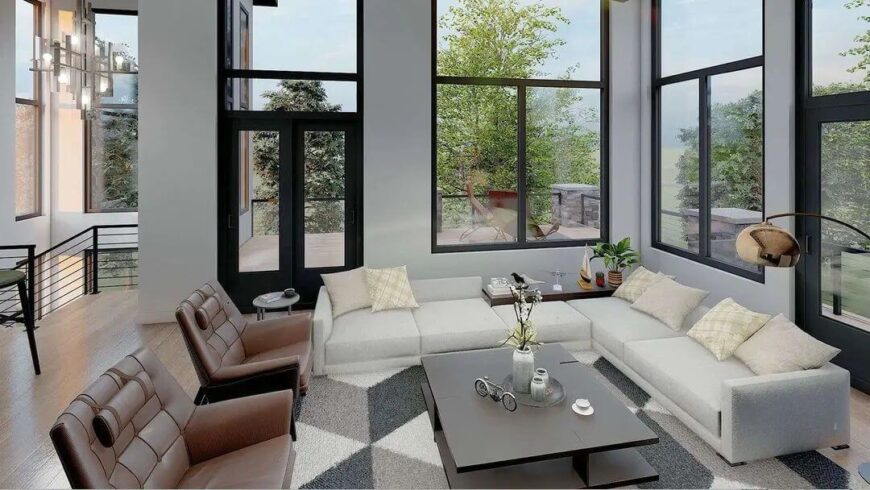 3-Bedroom Transitional Cottage with Wraparound Deck and Oversized ...