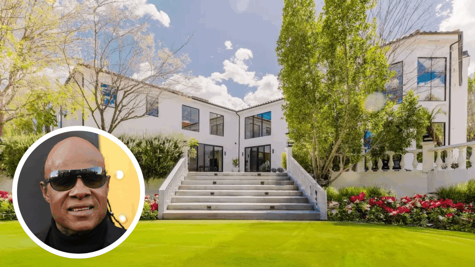 Take a Look Inside Stevie Wonder's 11,120 Sq. Ft. Gleaming Estate in ...