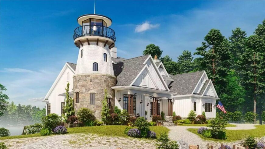 Oak Cove Lighthouse 5-Bedroom Coastal-Style Home with Jack & Jill Bath ...