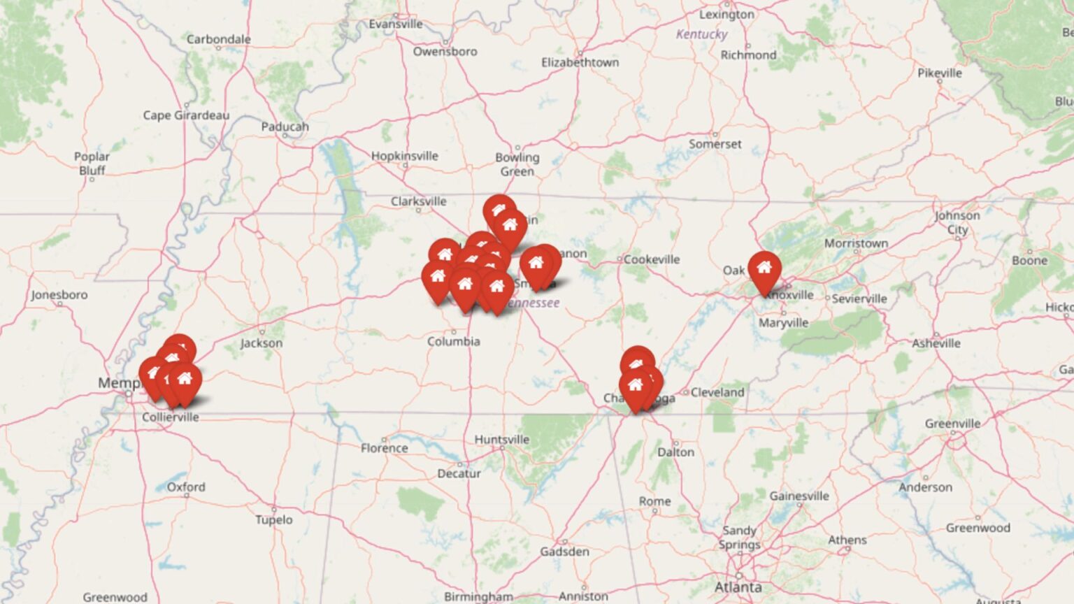10 of the Most Secluded Towns in the Tennessee Portion of the ...