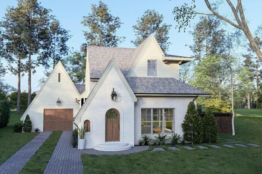 Transitional-Style European Home with 3 Bedrooms and Open-Concept ...
