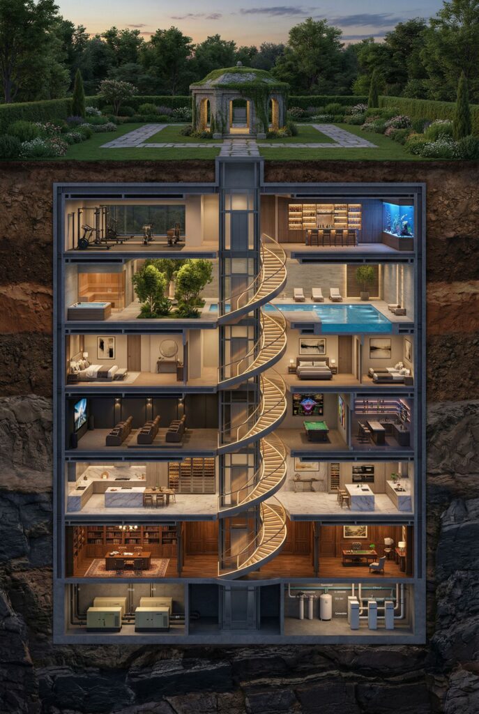 I Asked AI To Design 18 Different Bunker Designs for My Family to Live ...