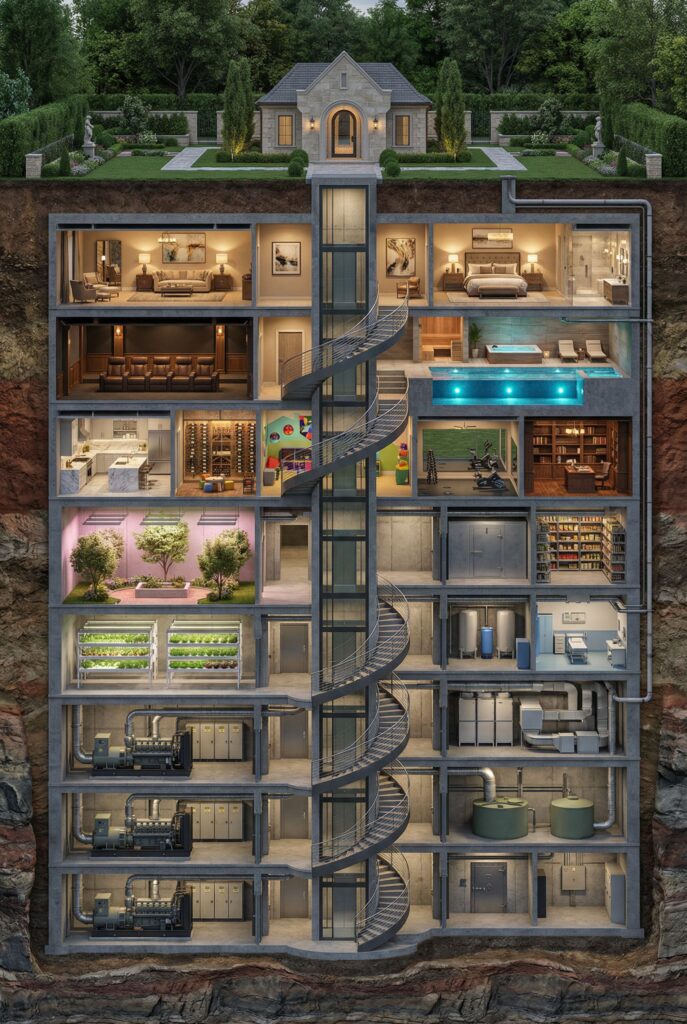 I Asked AI To Design 18 Different Bunker Designs for My Family to Live ...