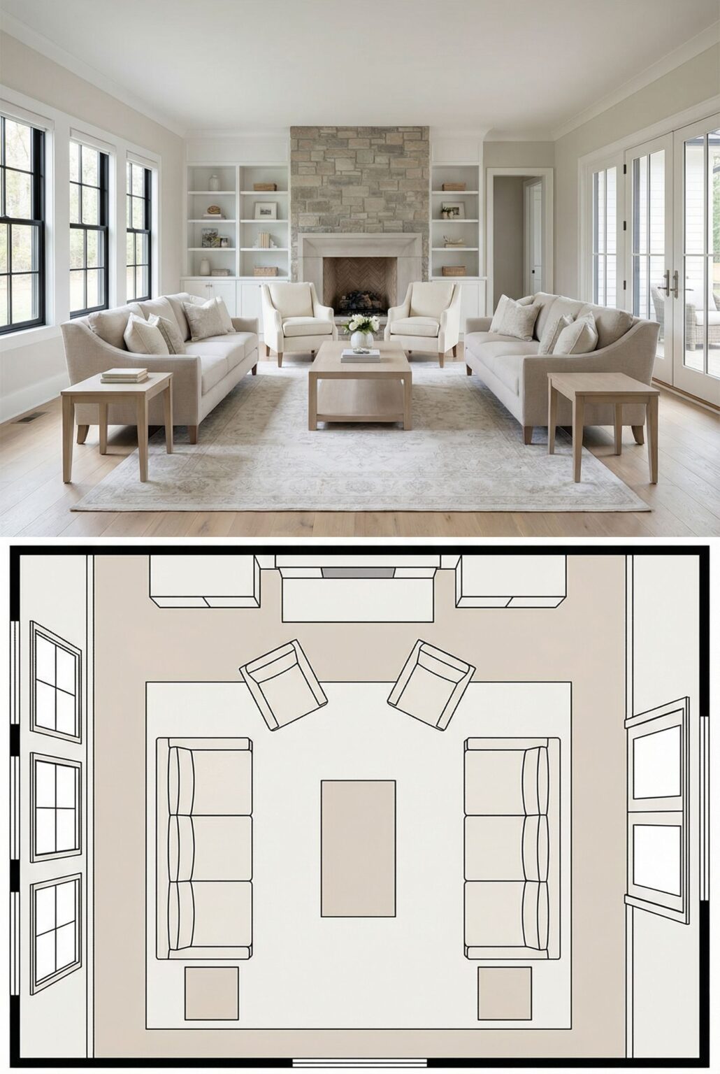 11 High End Transitional Living Room Designs and Layouts – Home ...