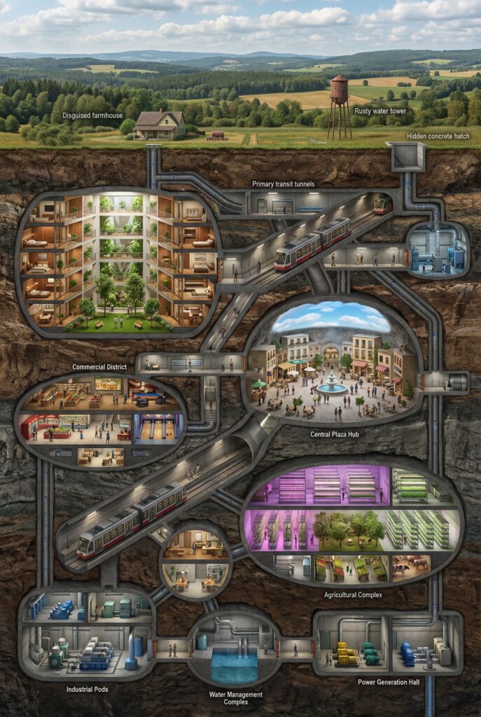 I Asked AI To Design 18 Different Bunker Designs for My Family to Live ...