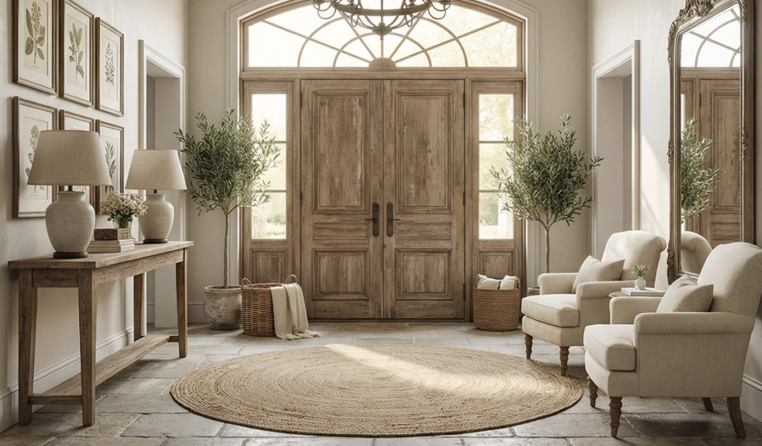 15 Luxury French Country Foyer Designs for Those Who Love the Hotel ...