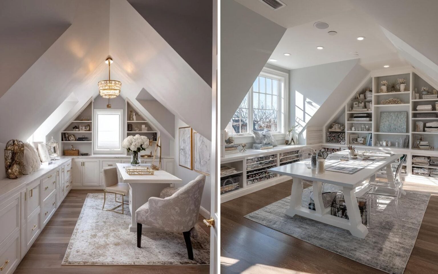 50 Genius Attic Craft Room Designs for People Who Secretly Hate Not ...