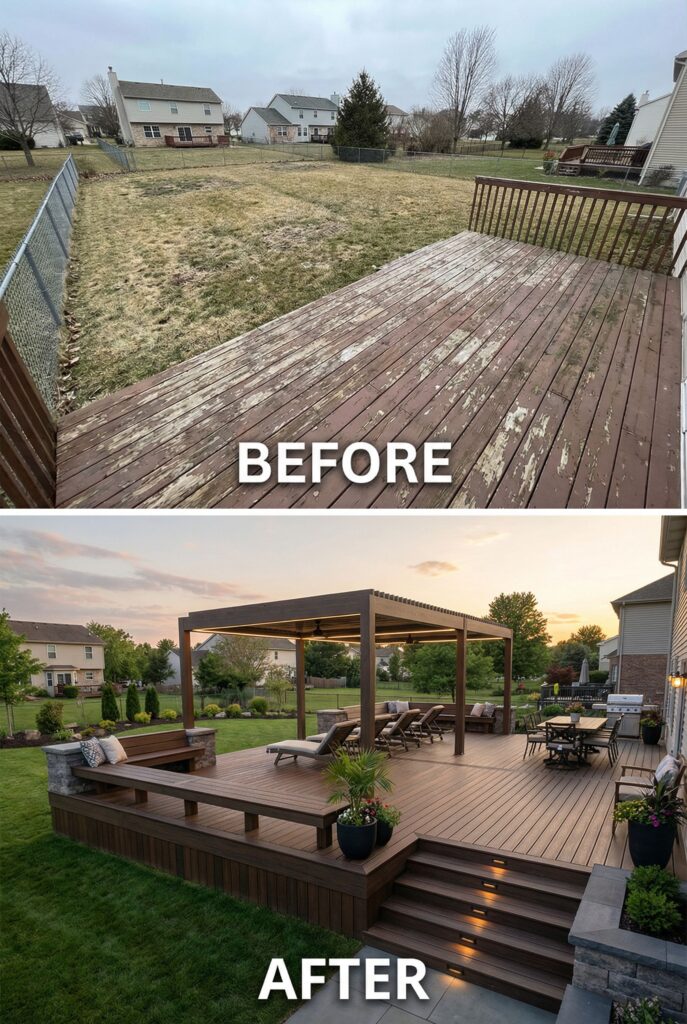 24 Backyard Deck Makeovers So Dramatic They Feel Like Entirely New ...