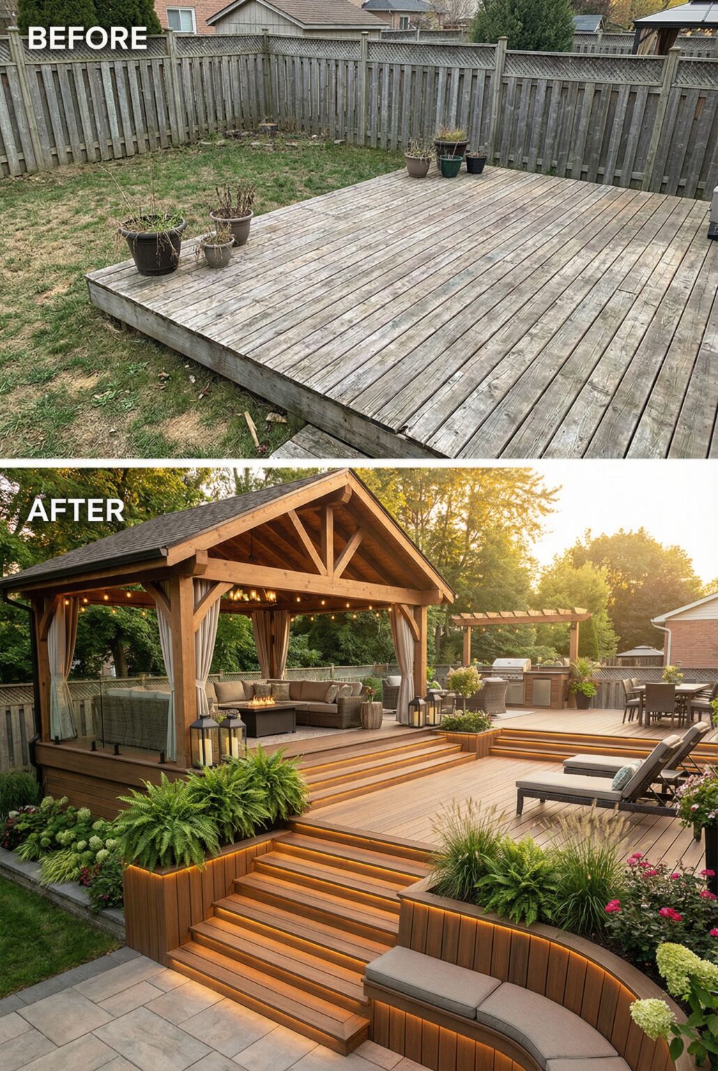 24 Backyard Deck Makeovers So Dramatic They Feel Like Entirely New ...