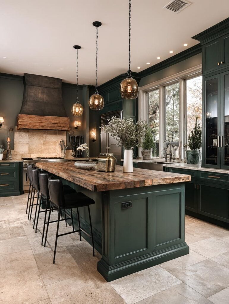 35 of the Ultimate Trending Green Parisian Chic Kitchen Designs for ...