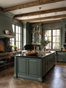 35 of the Ultimate Trending Green Parisian Chic Kitchen Designs for ...