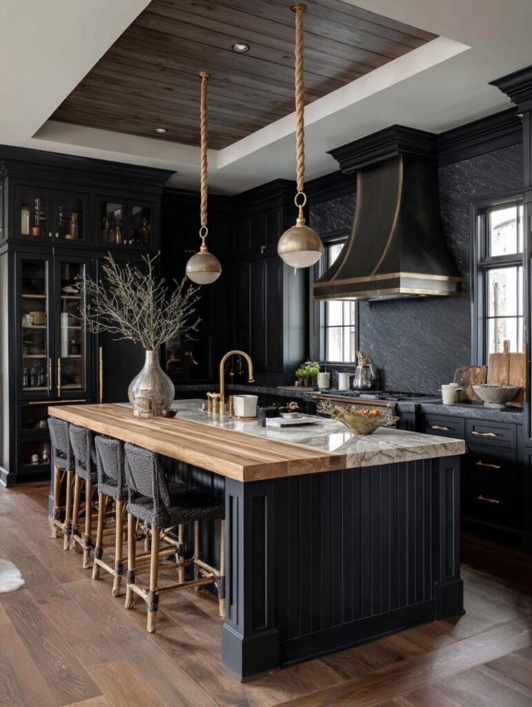 40 High-End Black Kitchens Poised to Define Luxury Living in 2026 ...