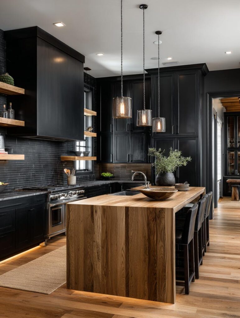 40 High-End Black Kitchens Poised to Define Luxury Living in 2026 ...