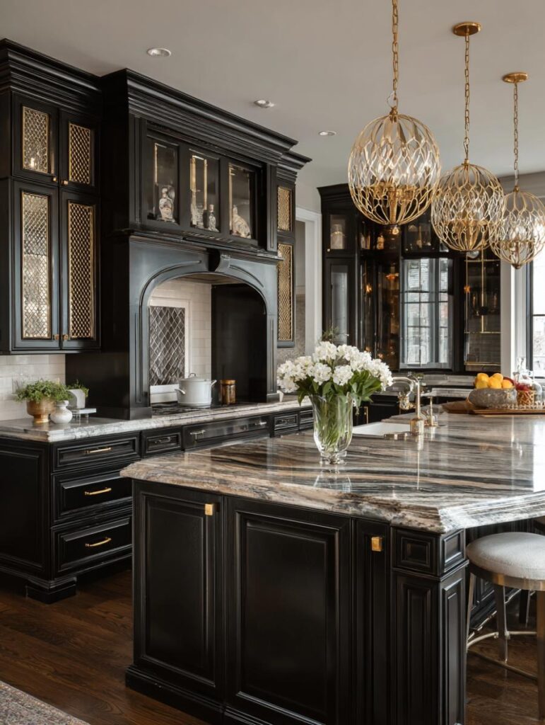 40 High-End Black Kitchens Poised to Define Luxury Living in 2026 ...