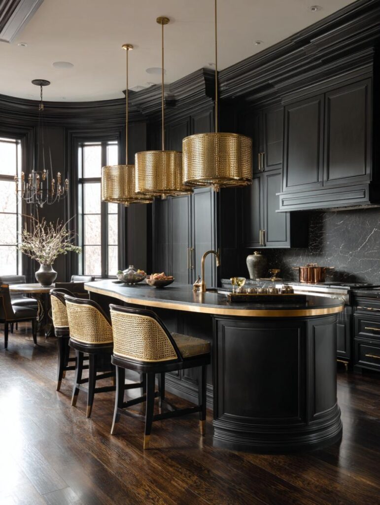 40 High-End Black Kitchens Poised to Define Luxury Living in 2026 ...