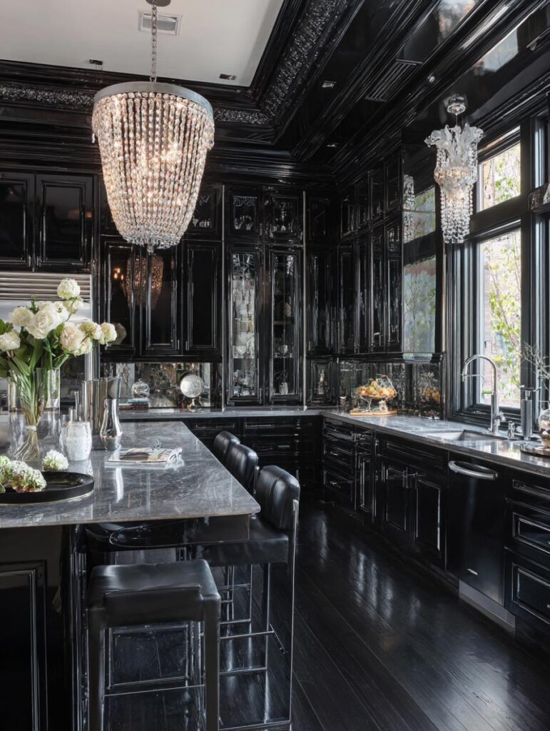 40 High-End Black Kitchens Poised to Define Luxury Living in 2026 ...