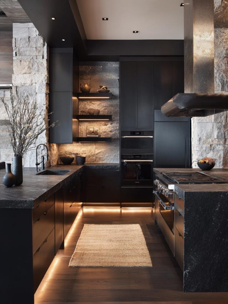 40 High-End Black Kitchens Poised to Define Luxury Living in 2026 ...