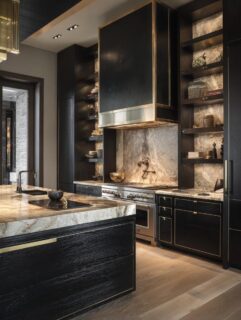 40 High-End Black Kitchens Poised to Define Luxury Living in 2026 ...