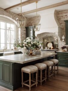 35 of the Ultimate Trending Green Parisian Chic Kitchen Designs for ...