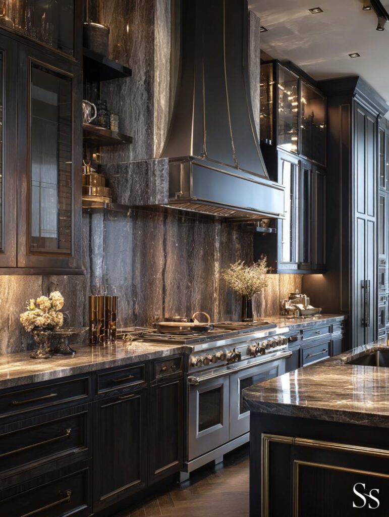 40 High-End Black Kitchens Poised to Define Luxury Living in 2026 ...