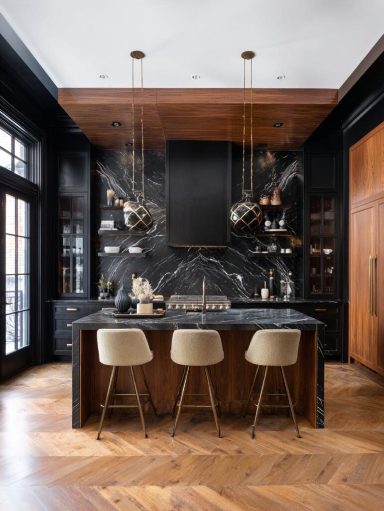 40 High-End Black Kitchens Poised to Define Luxury Living in 2026 ...