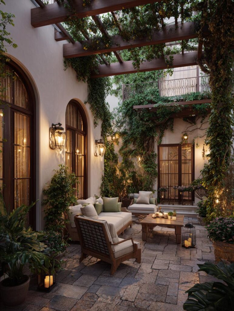 40 Serene Enclosed Luxury Courtyard Designs for Homeowners Who Love ...