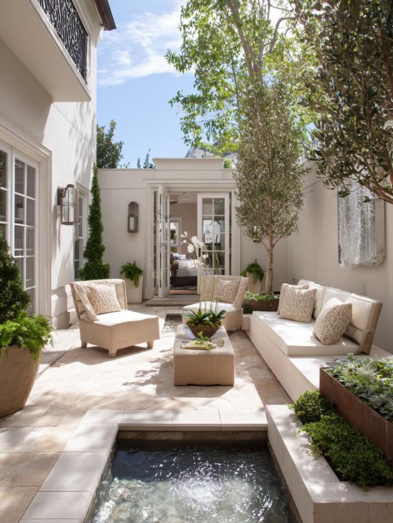 40 Serene Enclosed Luxury Courtyard Designs for Homeowners Who Love ...
