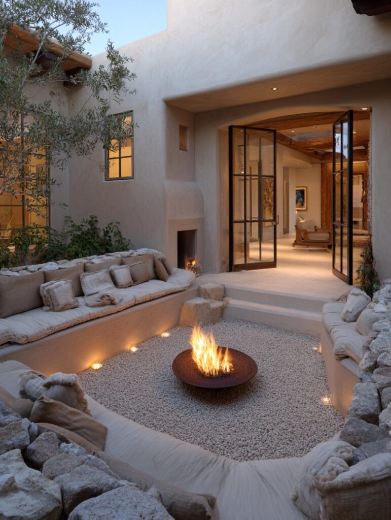 40 Serene Enclosed Luxury Courtyard Designs for Homeowners Who Love ...