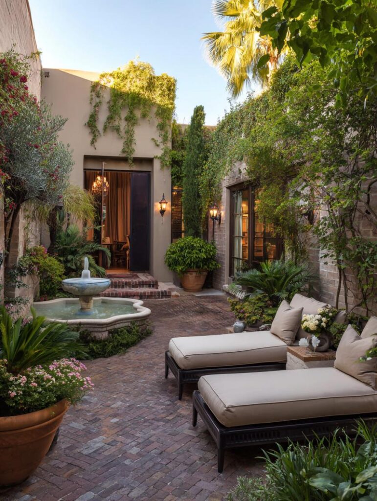 40 Serene Enclosed Luxury Courtyard Designs for Homeowners Who Love ...