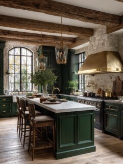 35 of the Ultimate Trending Green Parisian Chic Kitchen Designs for 2026