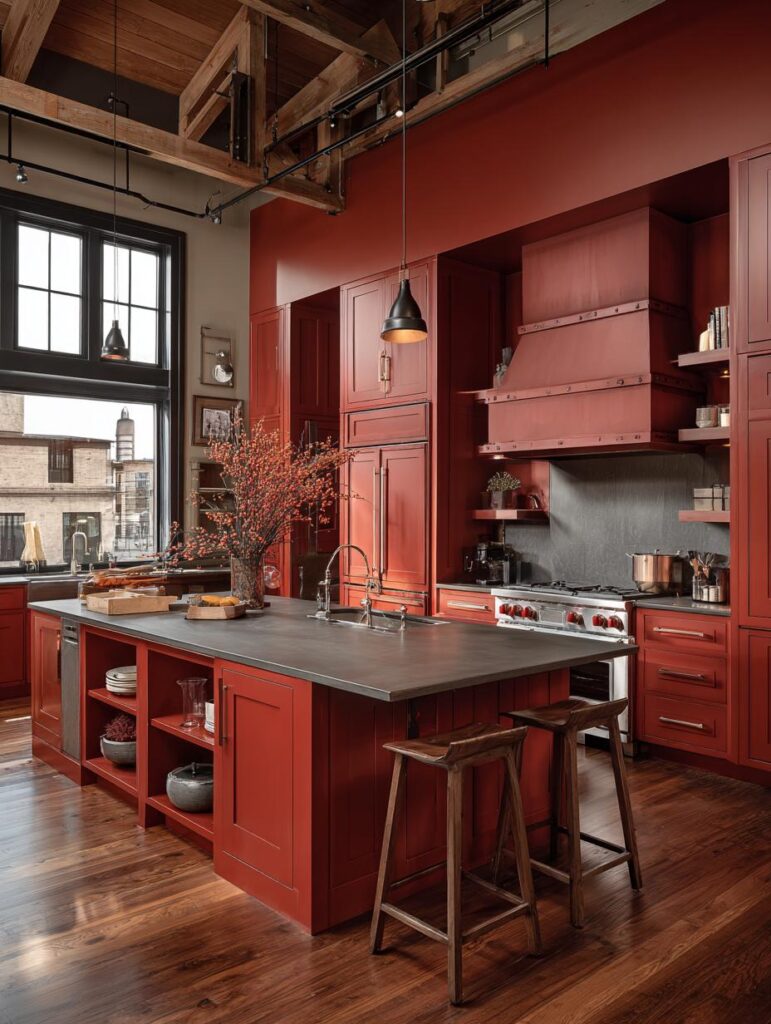35 Top Trending Red Modern Farmhouse Kitchen Designs for 2026 – Home ...