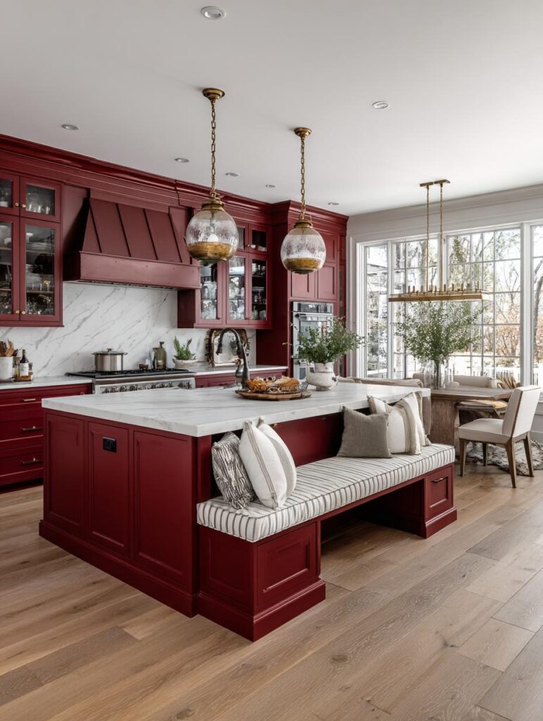 35 Top Trending Red Modern Farmhouse Kitchen Designs for 2026 – Home ...