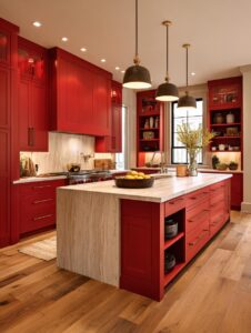 35 Top Trending Red Modern Farmhouse Kitchen Designs for 2026 – Home ...