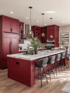 35 Top Trending Red Modern Farmhouse Kitchen Designs for 2026 – Home ...
