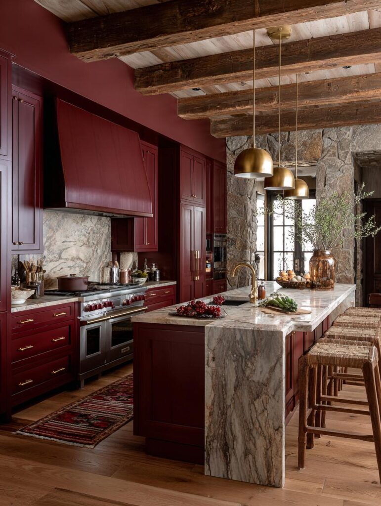 35 Top Trending Red Modern Farmhouse Kitchen Designs for 2026 – Home ...