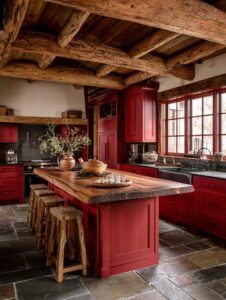 35 Top Trending Red Modern Farmhouse Kitchen Designs for 2026 – Home ...