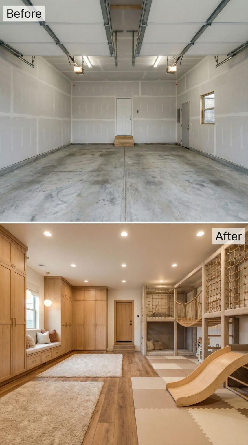 We Took a Plain Garage and Turned It Into 36 Completely Different ...