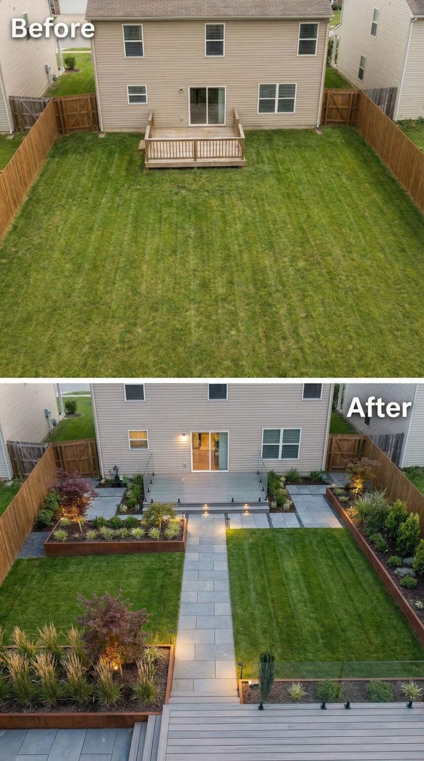 36 Genius Before & After Backyard Garden Makeovers – From Boring to ...