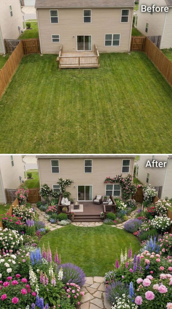 36 Genius Before & After Backyard Garden Makeovers – From Boring to ...