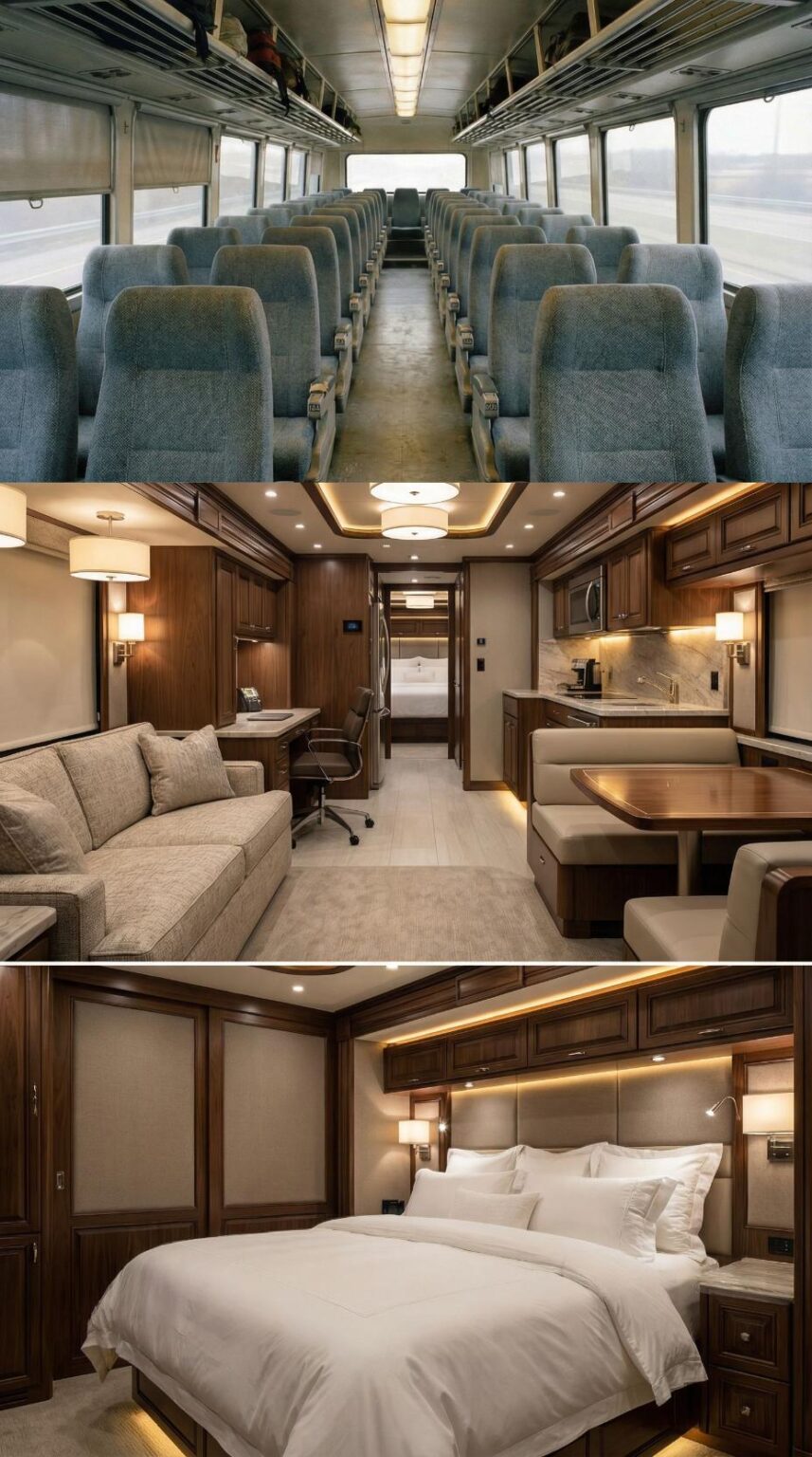 We Inherited an Old Greyhound Bus – These are the 35 Before & After ...