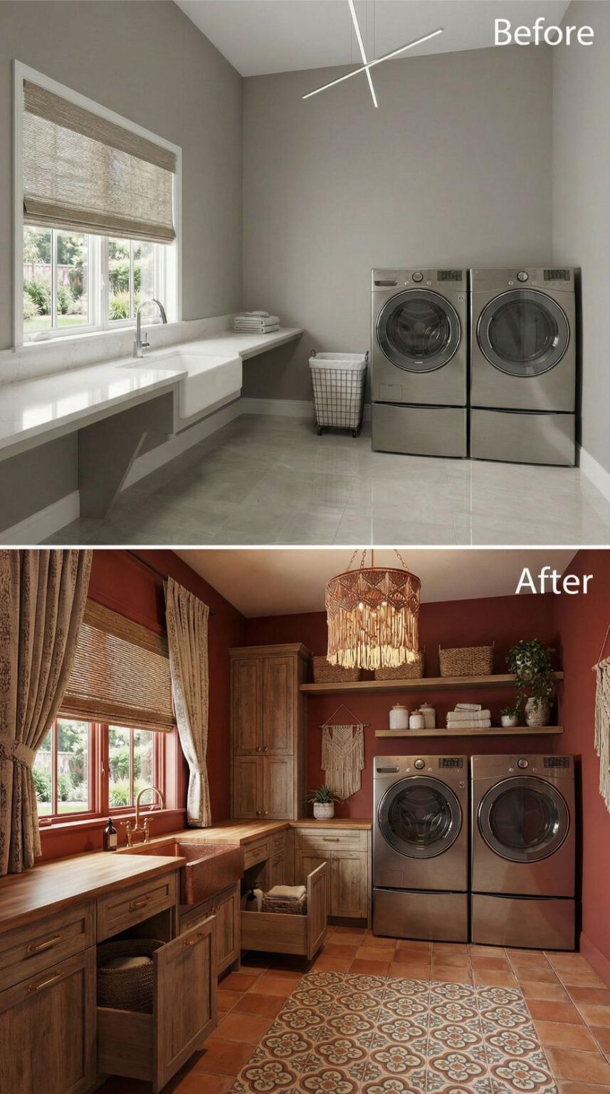 Our Laundry Room Made Me Dread Laundry Even More. AI Designed 35 Clever ...