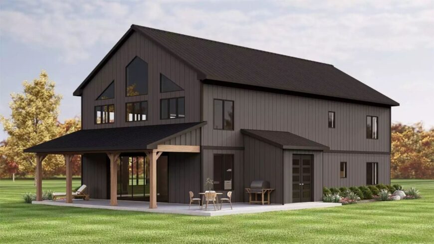 Hidden Brook 6-Bedroom Farmhouse with Loft and Covered Patio (Floor ...