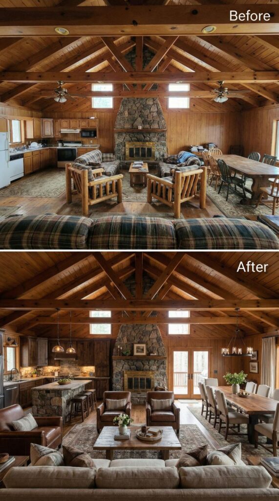 We Inherited a Gorgeous Rustic Cabin But It Needs a Reno. We Asked AI ...