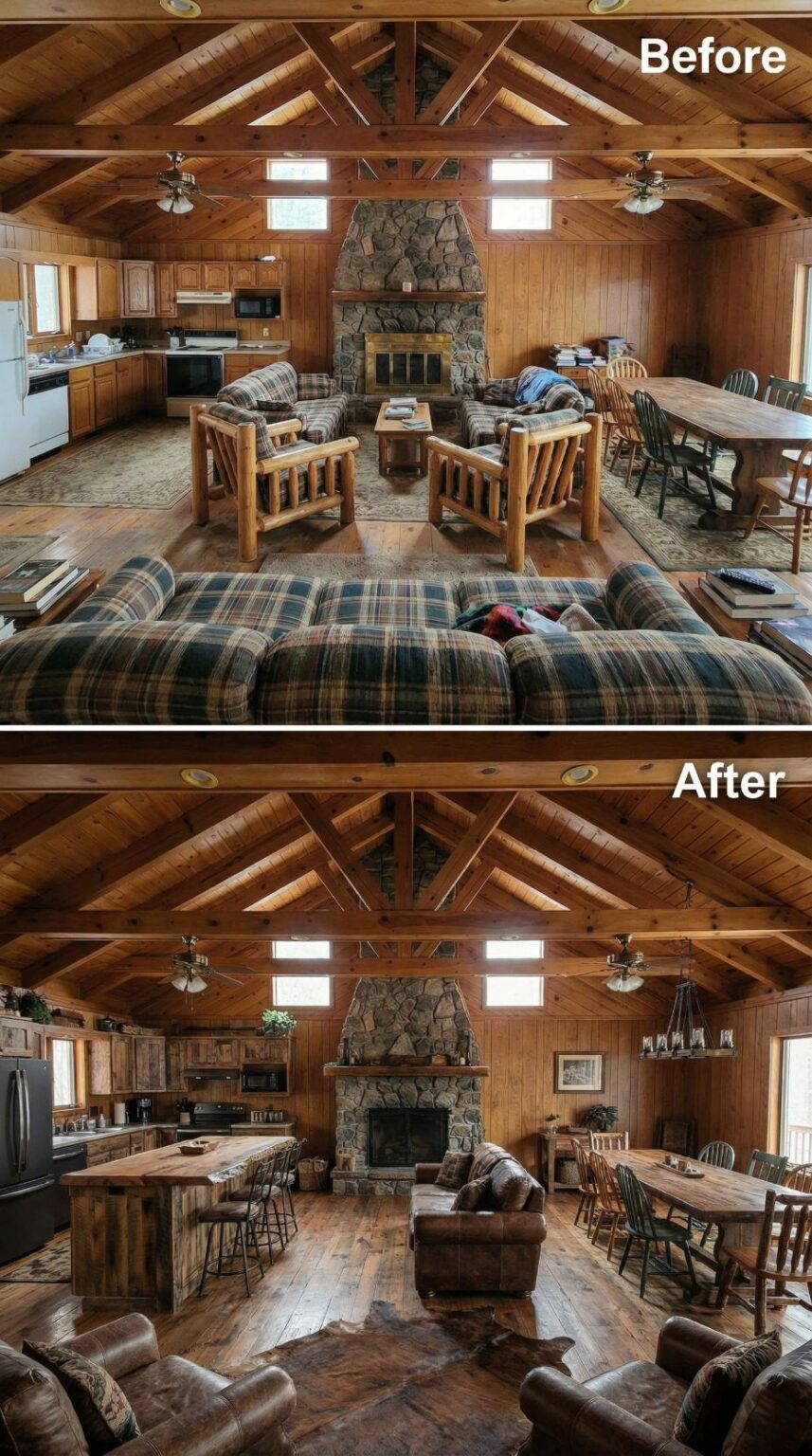 We Inherited a Gorgeous Rustic Cabin But It Needs a Reno. We Asked AI ...