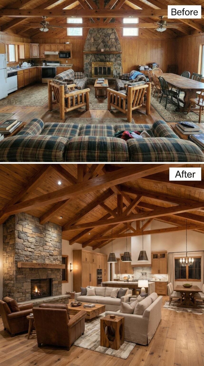 We Inherited a Gorgeous Rustic Cabin But It Needs a Reno. We Asked AI ...